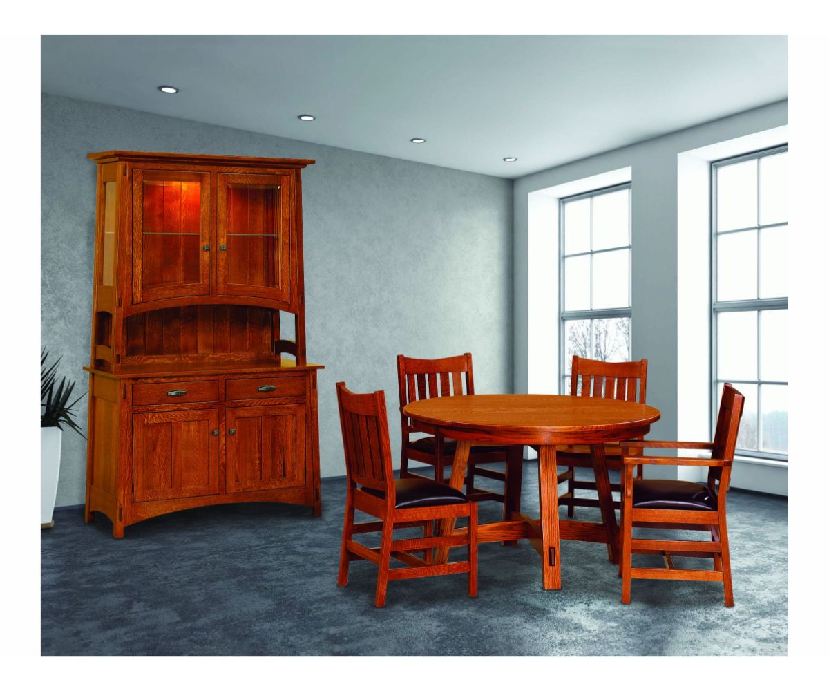 Collbran Hutch 2 Door - Heritage Amish Furniture