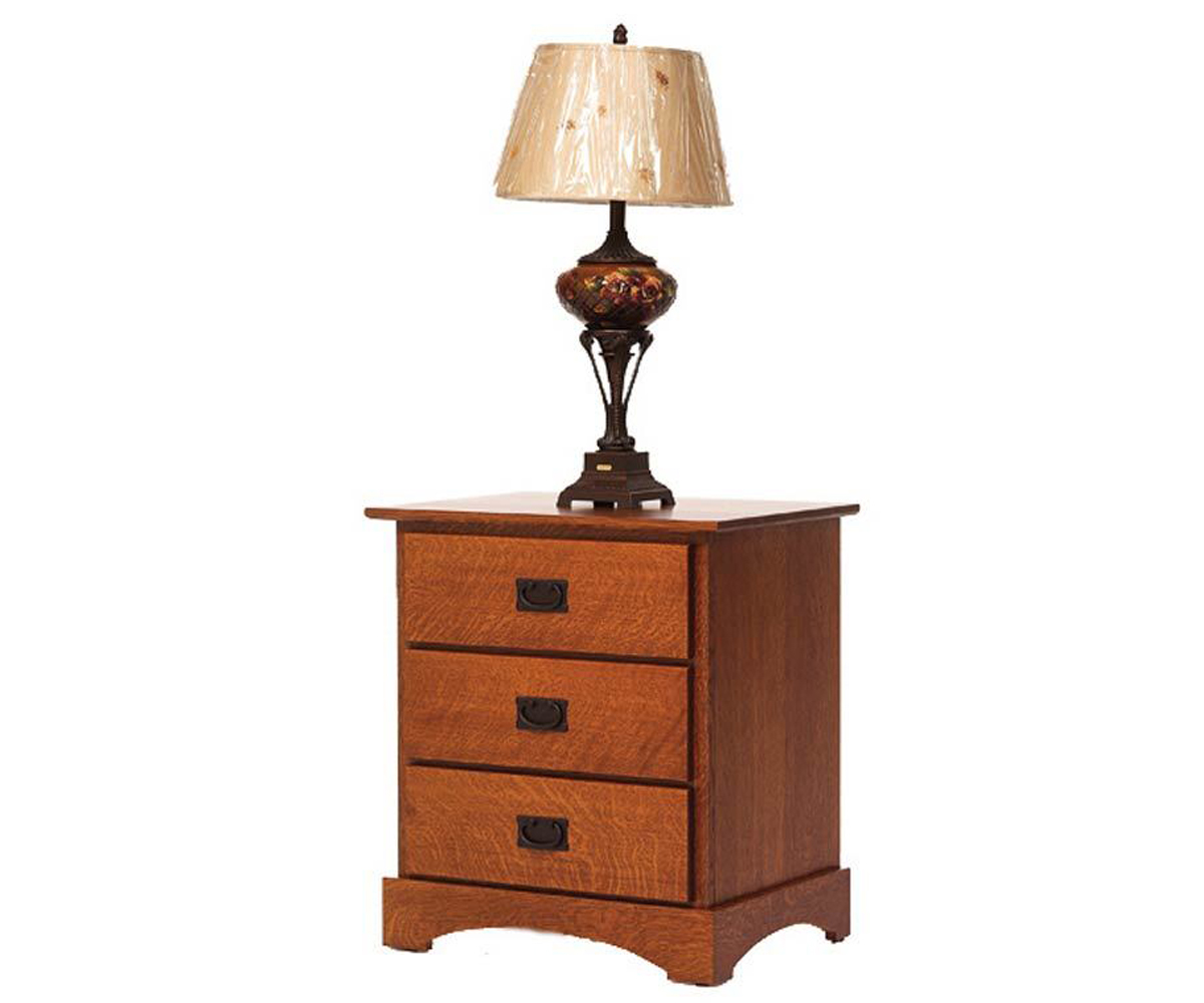 Old English Mission Nightstand - Heritage Amish Furniture