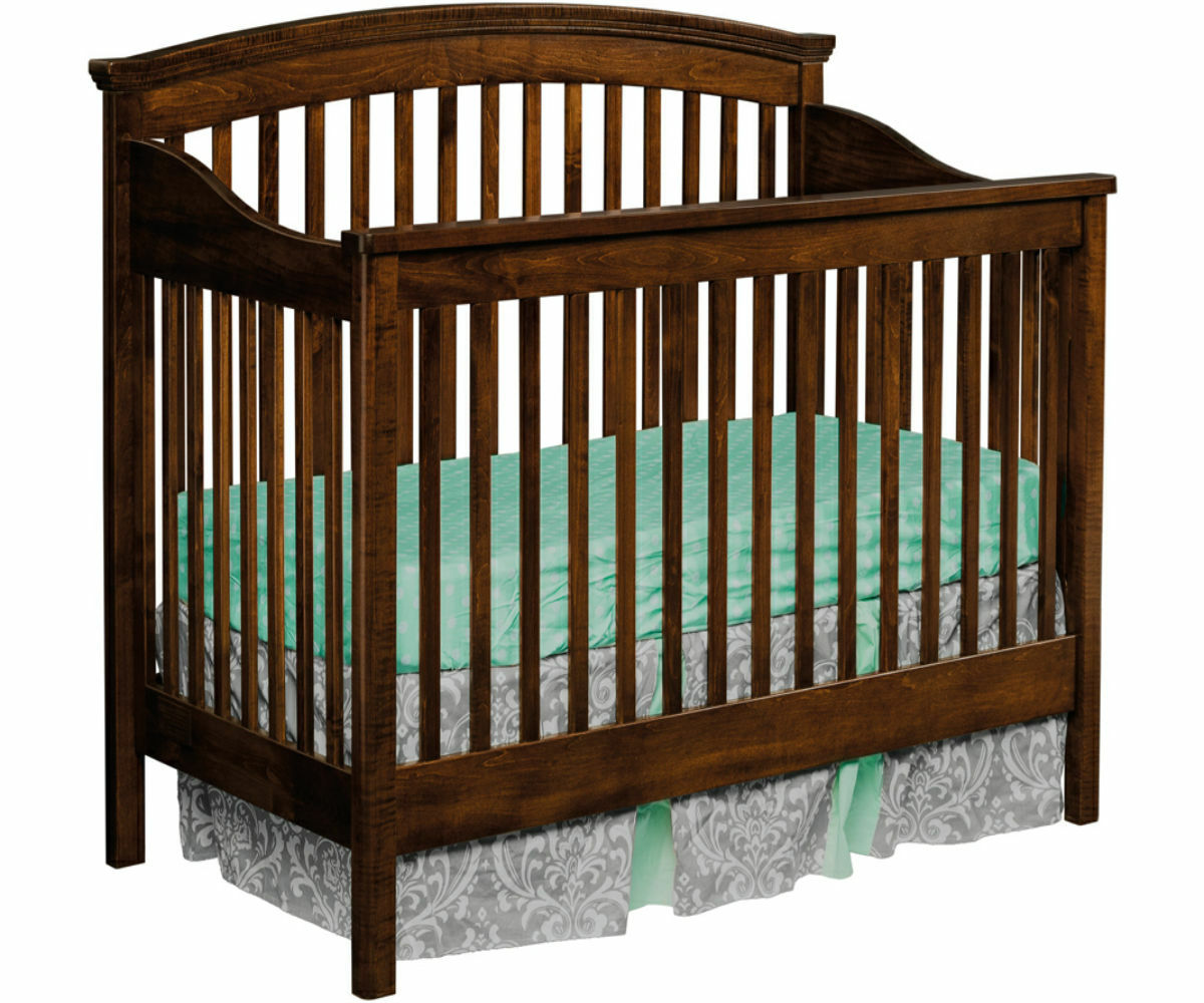 Hampton Crib - Heritage Amish Furniture
