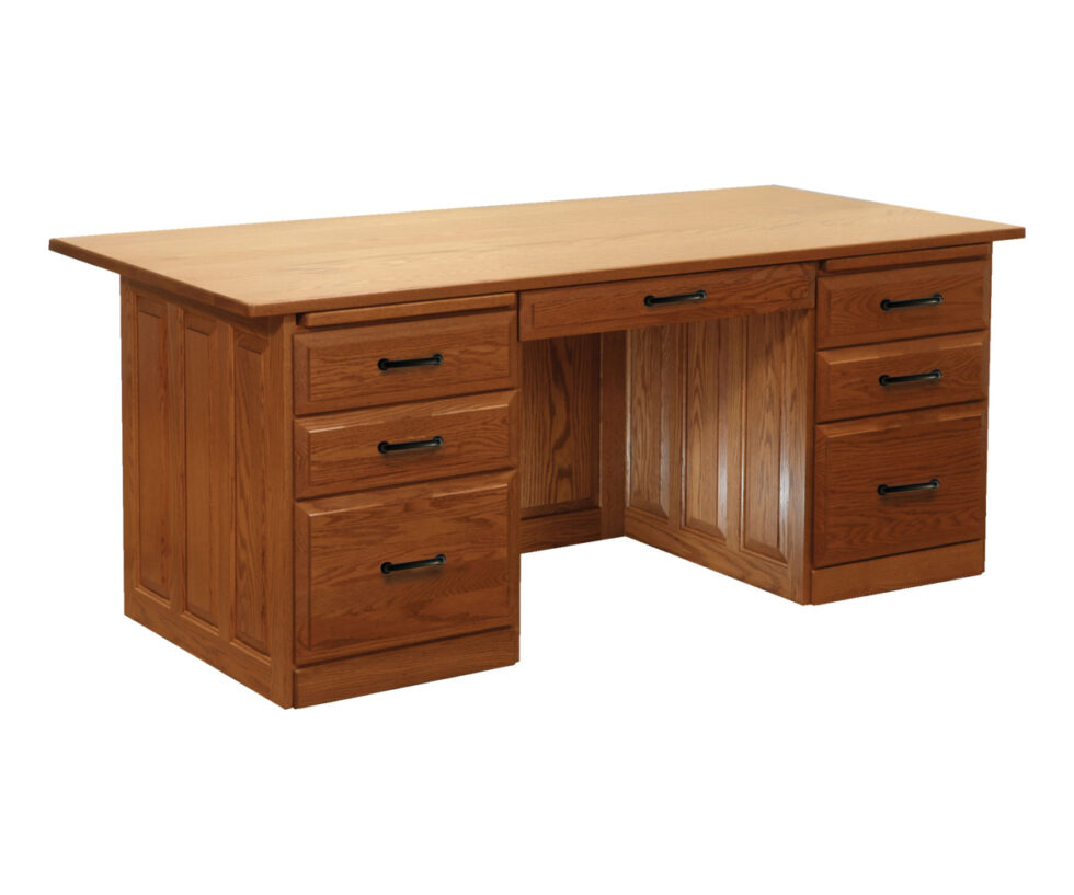 72" Traditional Executive Desk - Heritage Amish Furniture