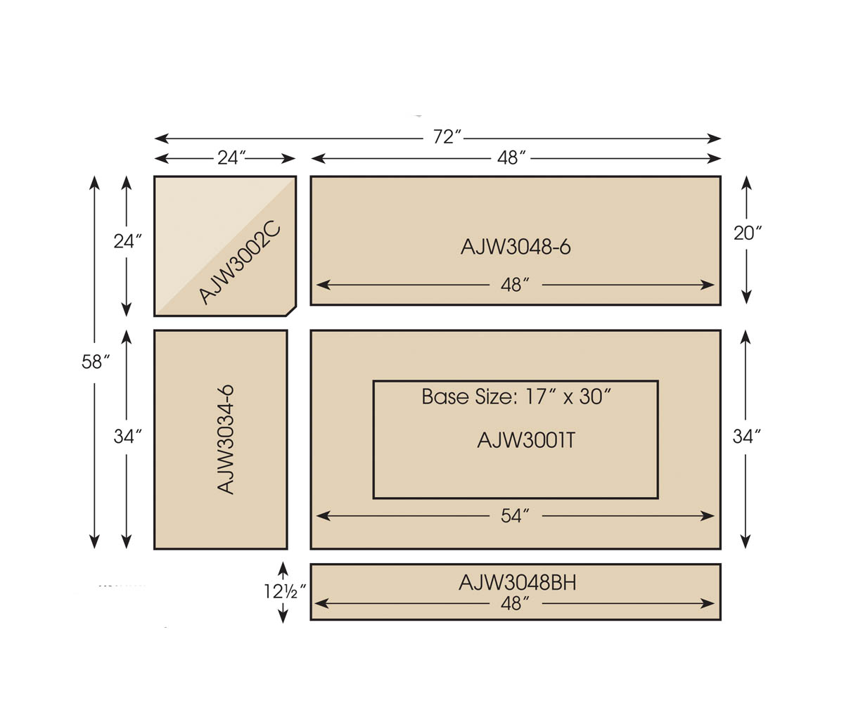 Bay Hill Nook Set - Heritage Amish Furniture